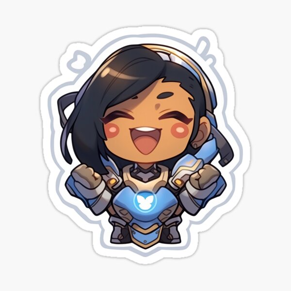 "Cute Pharah" Sticker for Sale by SchellStation | Redbubble