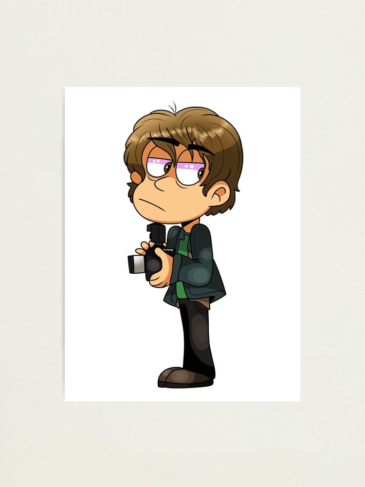 "Stranger Things Jonathon Byers Cartoon" Photographic Print for Sale by ...
