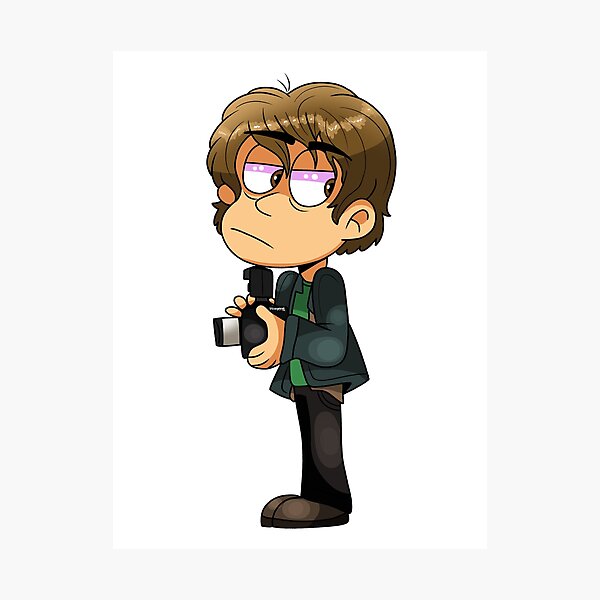 "Stranger Things Jonathon Byers Cartoon" Photographic Print for Sale by ...