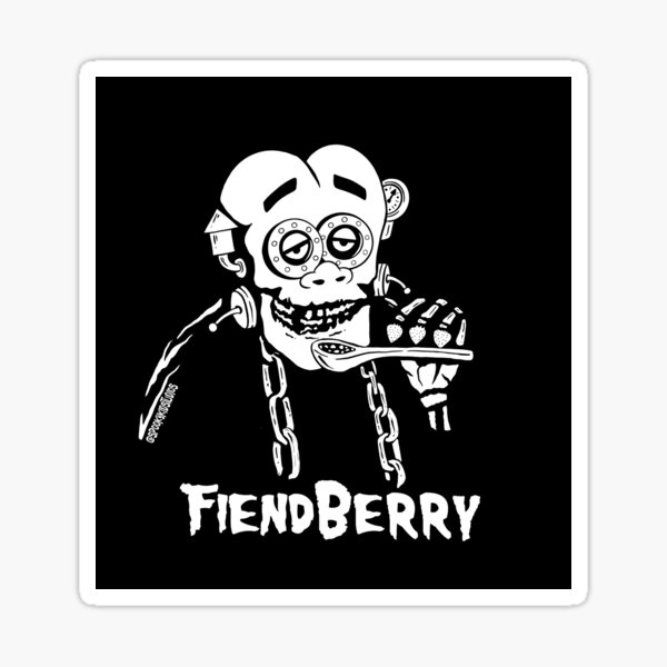 "Fiend Berry" Sticker for Sale by David Gabbard | Redbubble