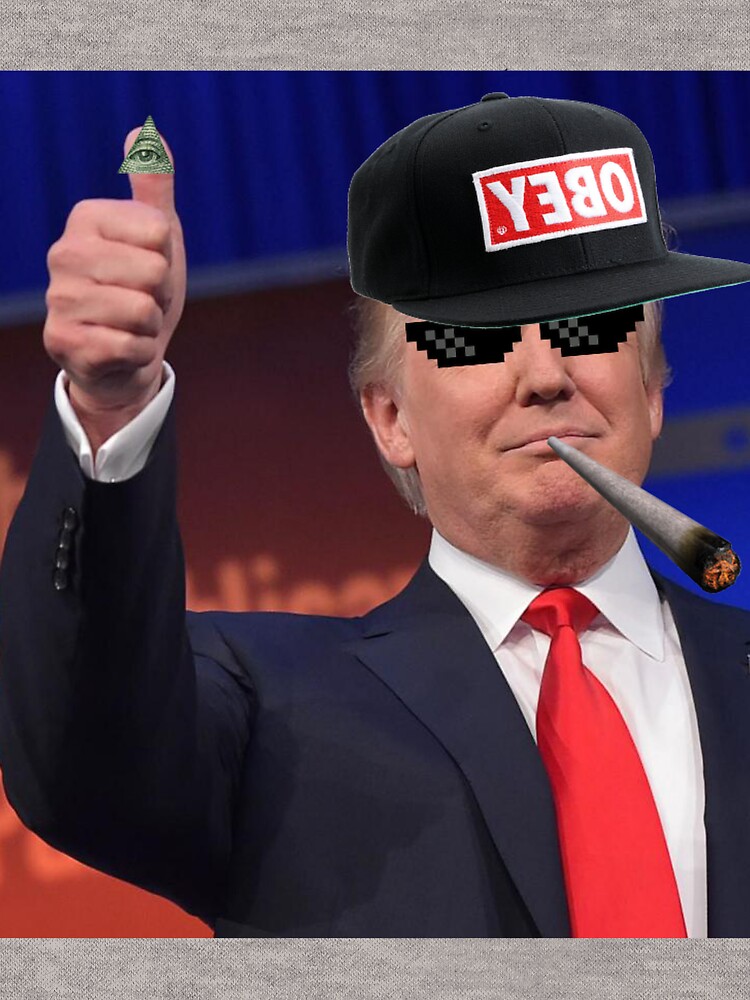 "MLG Donald Trump" Lightweight Hoodie for Sale by SilentSebas | Redbubble