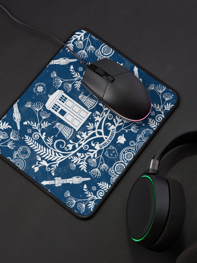 "Who Damask" Mouse Pad for Sale by implexity | Redbubble