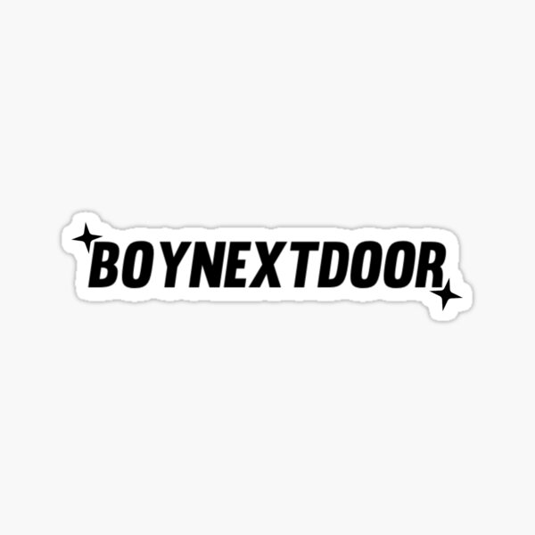 "BOYNEXTDOOR " Sticker for Sale by Bubbleshop16 | Redbubble