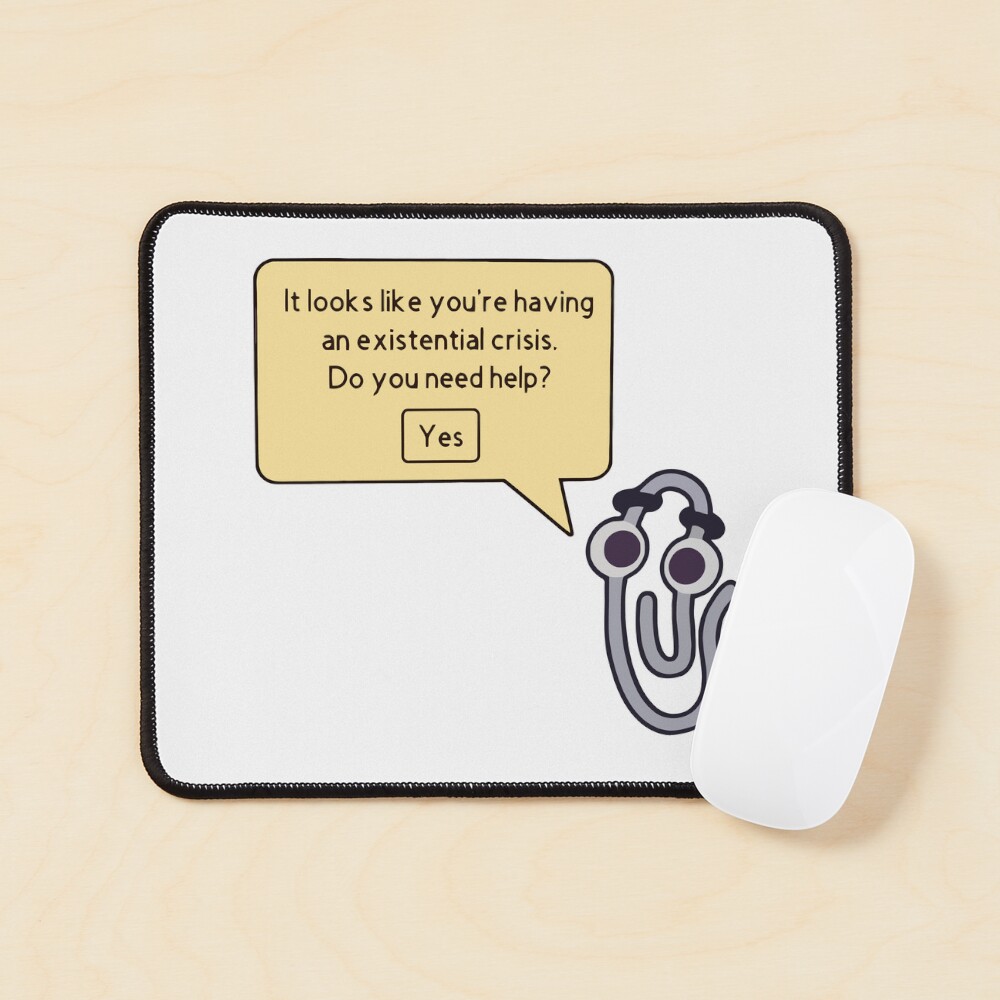 "Clippy the Paperclip Paper clip Funny meme" Sticker for Sale by ...