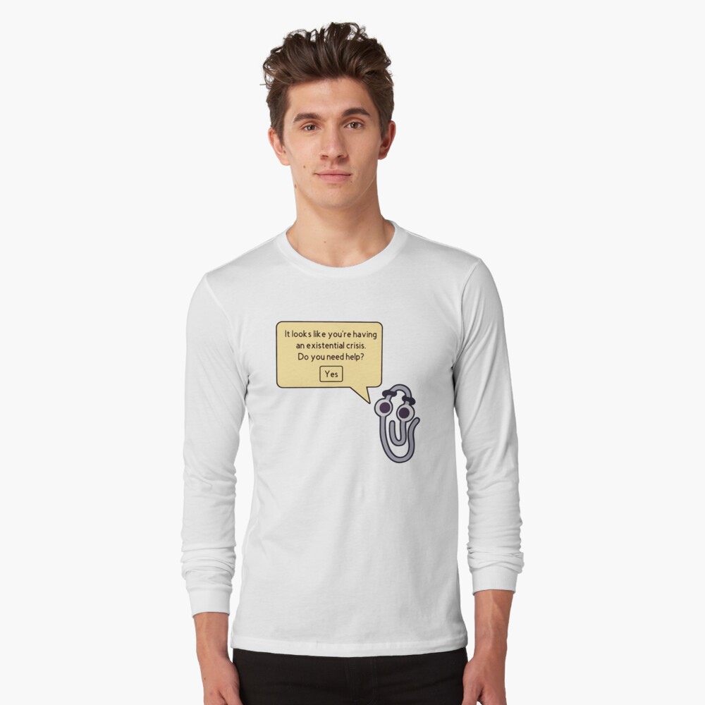 "Clippy the Paperclip Paper clip Funny meme" Sticker for Sale by ...