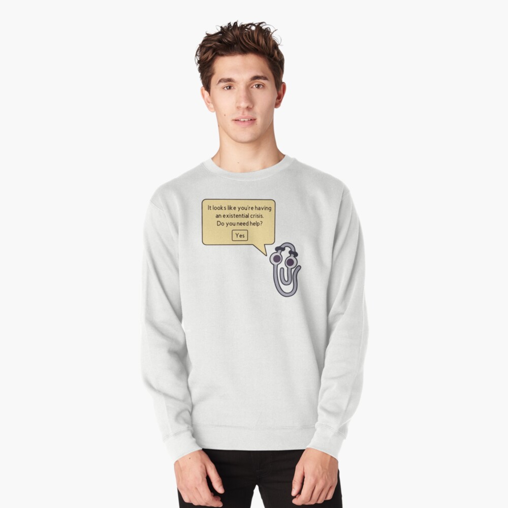 "Clippy the Paperclip Paper clip Funny meme" Sticker for Sale by ...