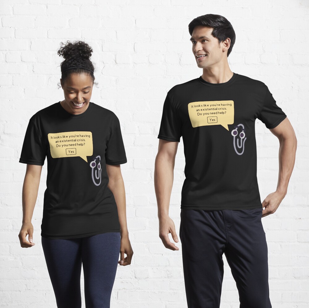 "Clippy the Paperclip Paper clip Funny meme" Sticker for Sale by ...