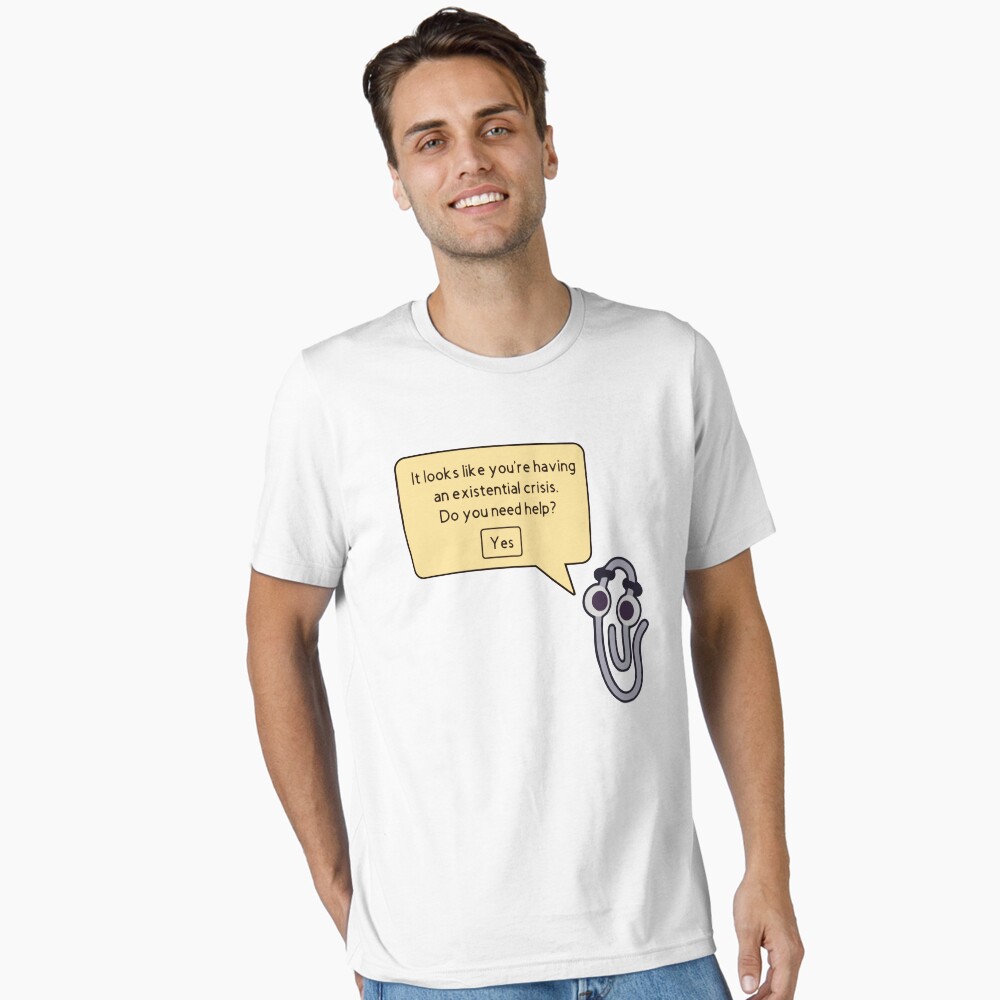 "Clippy the Paperclip Paper clip Funny meme" Sticker for Sale by ...