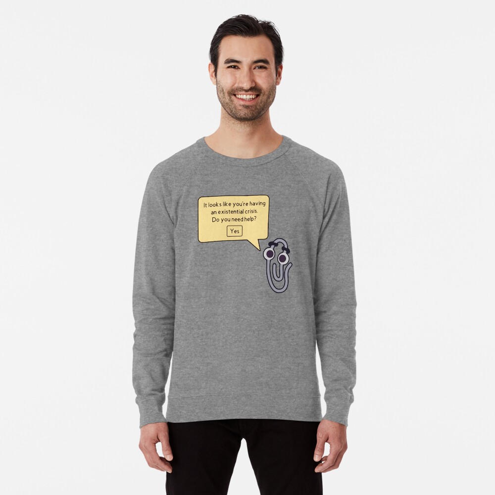 "Clippy the Paperclip Paper clip Funny meme" Sticker for Sale by ...