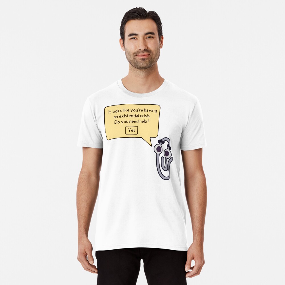 "Clippy the Paperclip Paper clip Funny meme" Sticker for Sale by ...