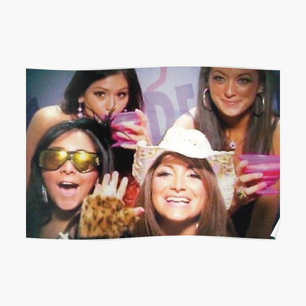 "jersey shore snooki" Poster for Sale by spoiledbratz | Redbubble