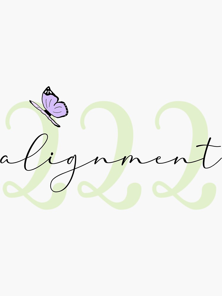 "222 alignment" Sticker for Sale by monstott | Redbubble