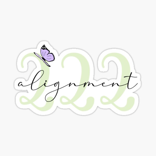 "222 alignment" Sticker for Sale by monstott | Redbubble