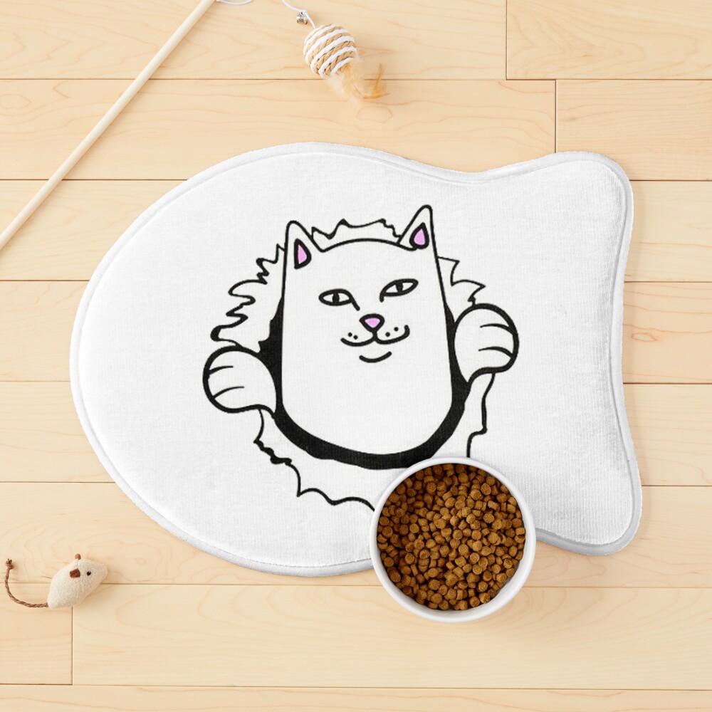 "hello cat" Sticker for Sale by MylesGrimes | Redbubble