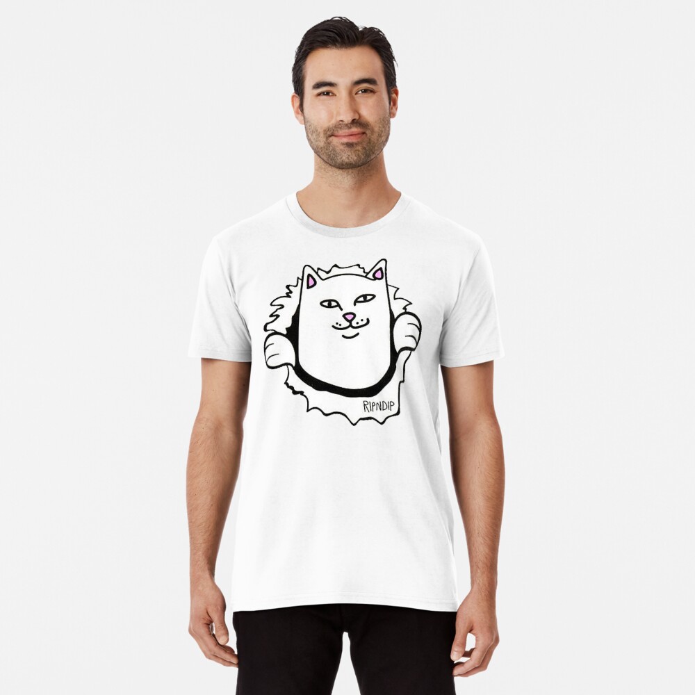 "hello cat" Sticker for Sale by MylesGrimes | Redbubble