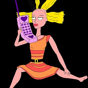 Pegatina for Sale con la obra «Muñeca Cynthia Rugrats» de rianroblewski ...