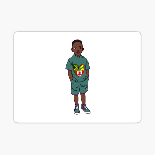 "Caribbean boy" Sticker for Sale by ImagineThatPro | Redbubble