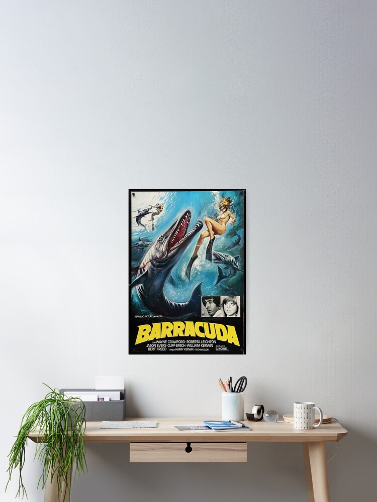 "Classic Movie Barracuda (1978)" Poster for Sale by kennymille | Redbubble