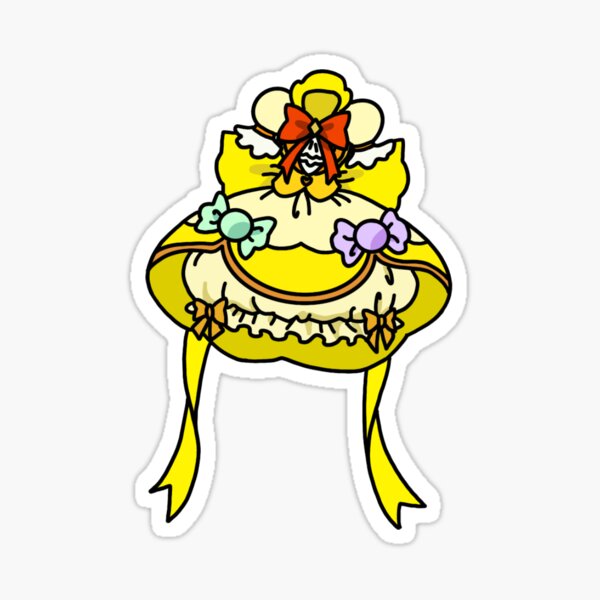 "Cure Miracle Simplified Dress (Topaz)" Sticker for Sale by ...