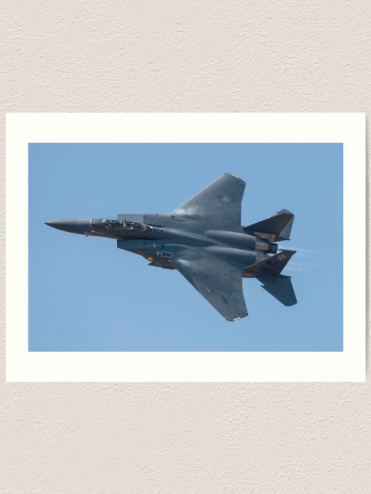"The United States Air Force F-15E Strike Eagle" Art Print for Sale by ...
