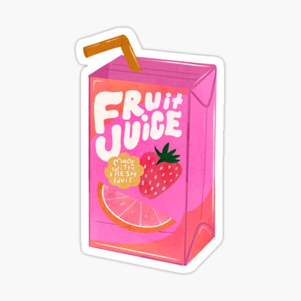 "Juice Box 1" Sticker for Sale by WilliamJonees | Redbubble
