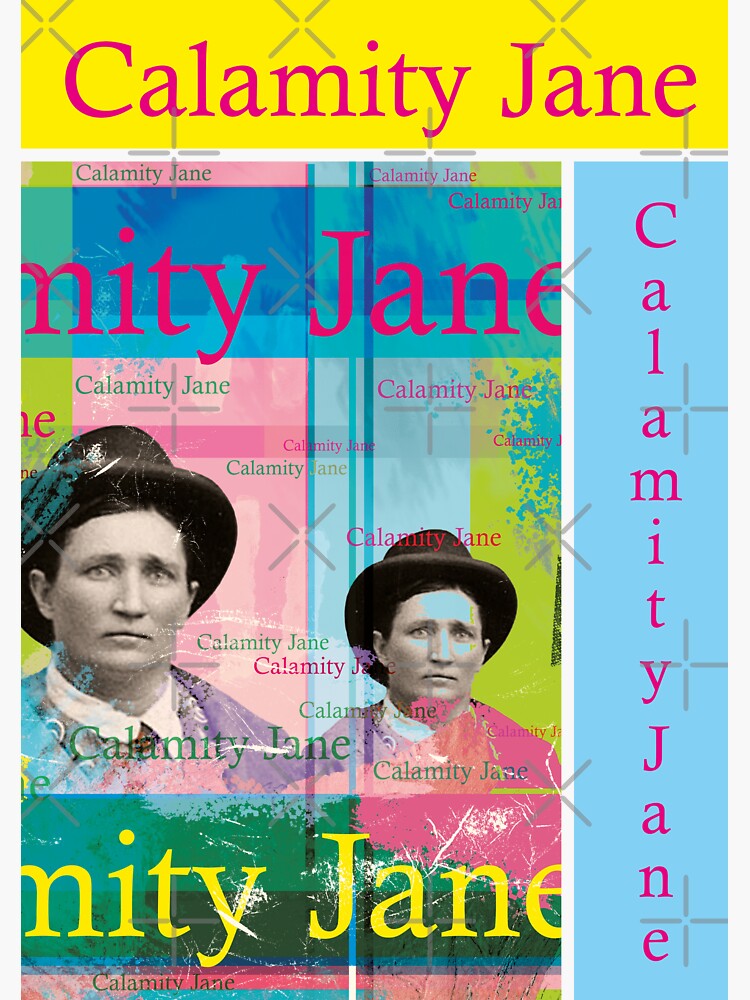 "Calamity Jane Portrait, Wild West" Stickerundefined by Mauswohn ...