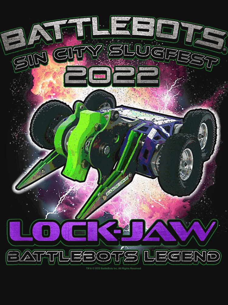 "BattleBots Sin City Slugfest Lock-Jaw" Essential T-Shirt for Sale by ...