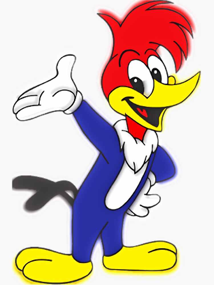 "Woody Woodpecker " Sticker for Sale by laplnxcuri0 | Redbubble