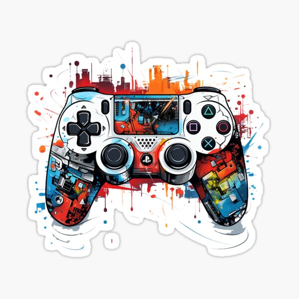 "Gamer Controller | PNG Sublimation" Sticker for Sale by ...
