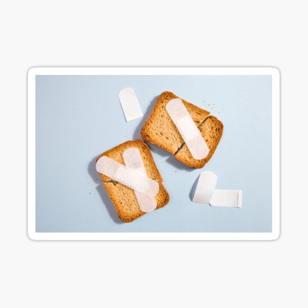 "broken rusk" Sticker for Sale by mimivoncracra | Redbubble