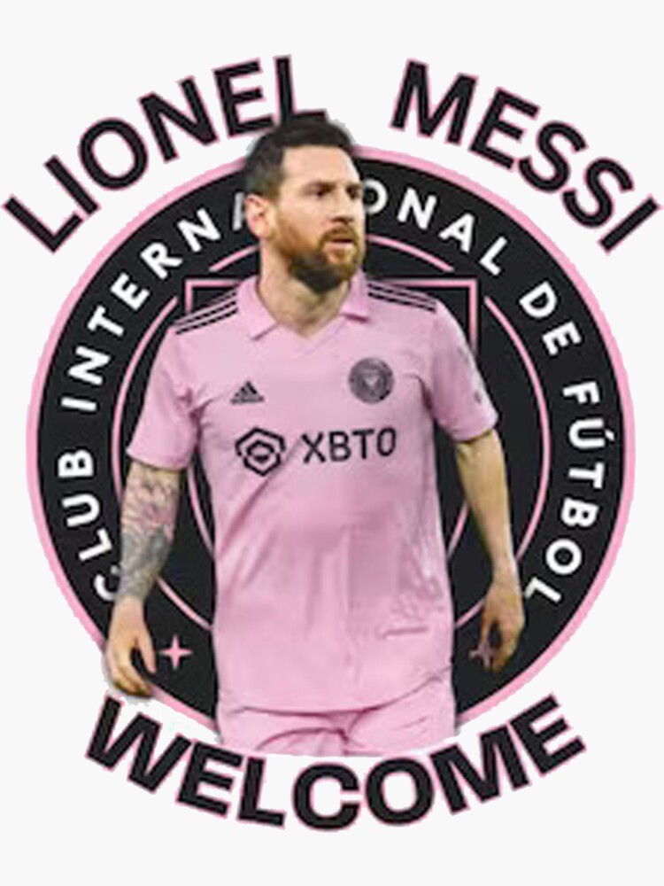 "Messi to Miami" Sticker for Sale by antonilee | Redbubble