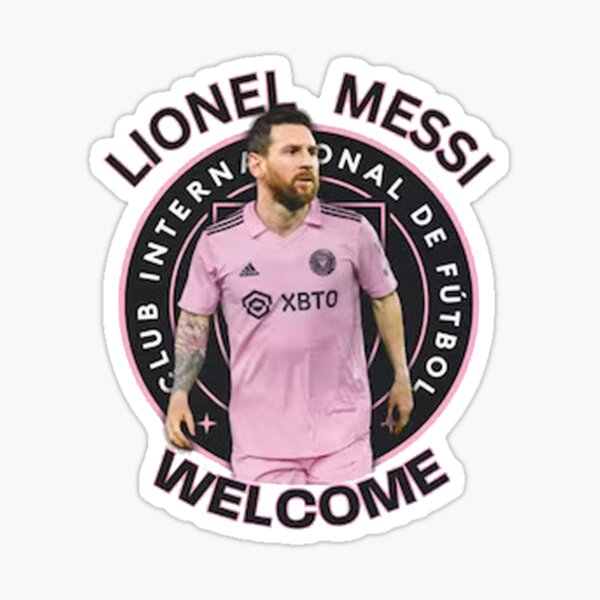 "Messi to Miami" Sticker for Sale by antonilee | Redbubble