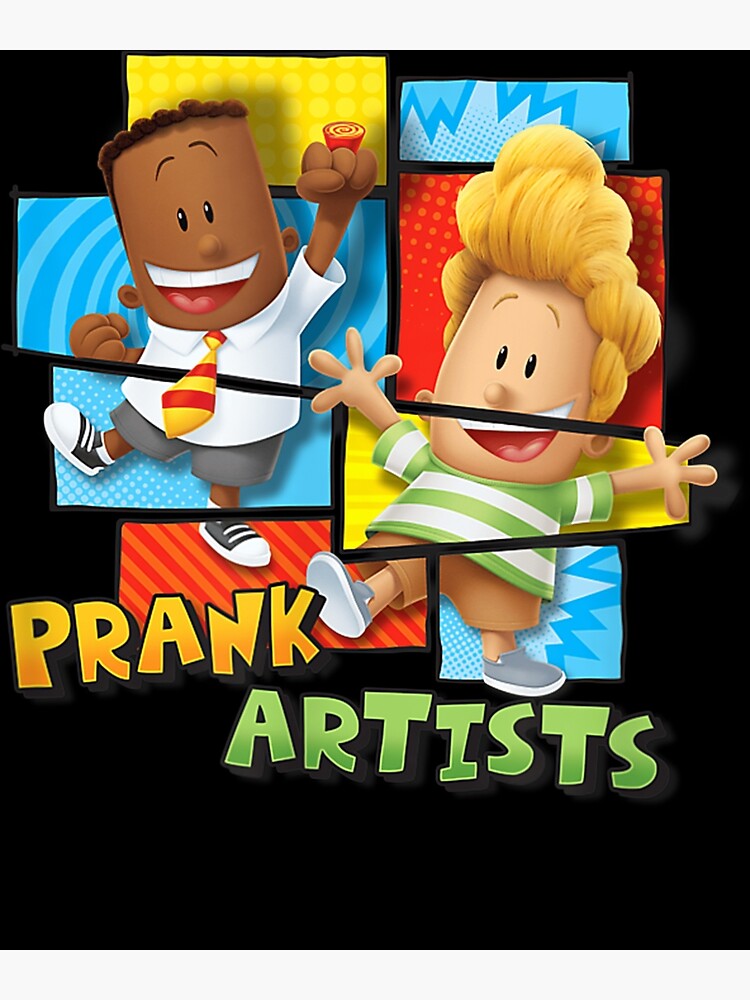 "Captain Underpants Prank Artists" Greeting Card for Sale by ...