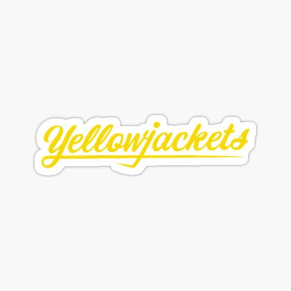 "Yellowjackets logo" Sticker for Sale by EdithRodrigues | Redbubble