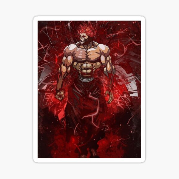"baki hanma Yujiro baki haku anime kawaii" Sticker for Sale by ...