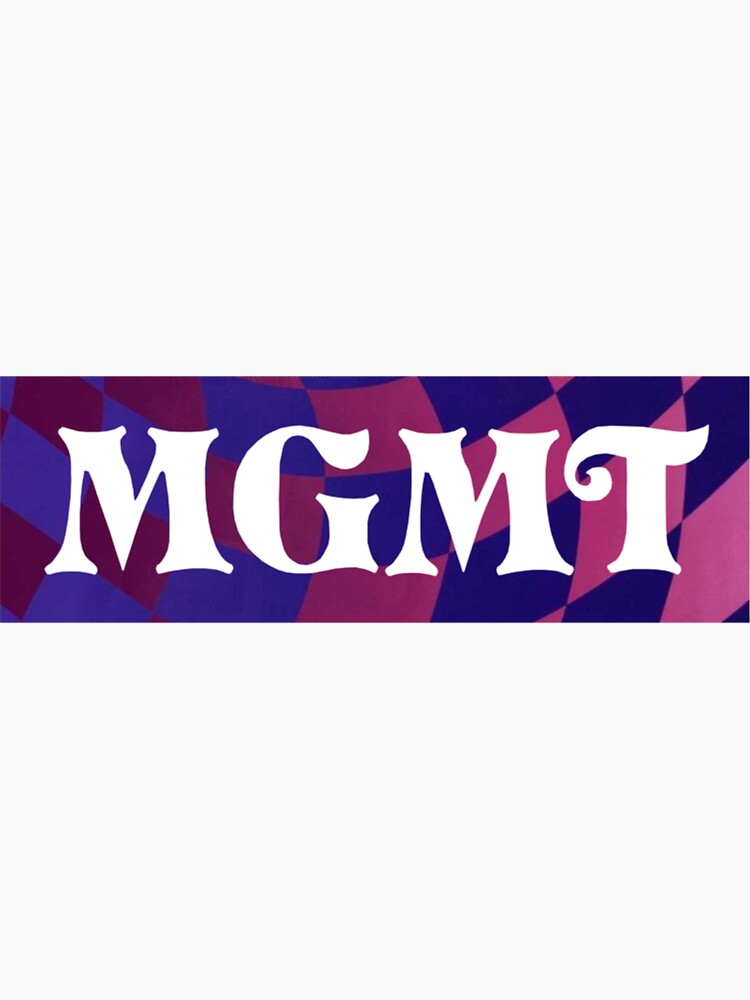 "MGMT Congratulations Logo " Sticker for Sale by abubaba | Redbubble