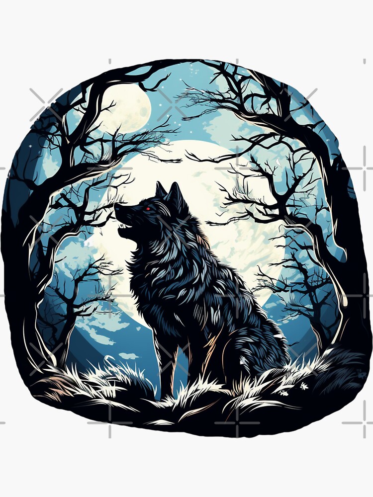 "Snarling wolf, alone aware alpha wolf howling to the moon in snow ...