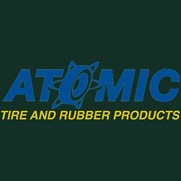 "GTA V - Atomic Tire and Rubber Products - BlueYellow " Sticker for ...