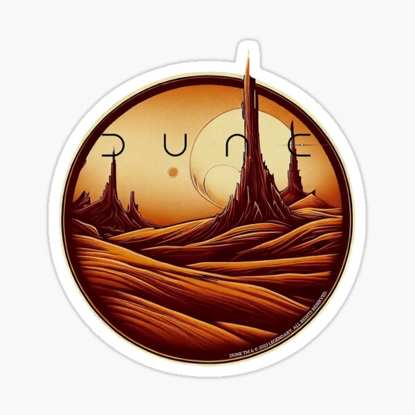 "Dune Arrakis" Sticker for Sale by TomFrontierArt | Redbubble