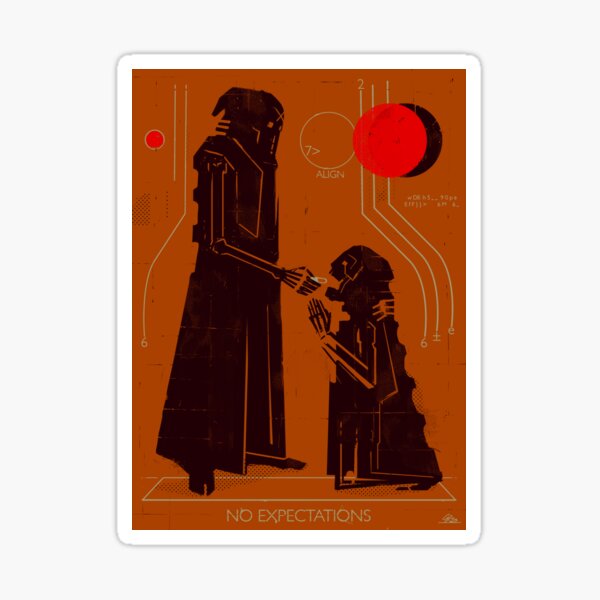 "No expectations " Sticker for Sale by Gi Ko | Redbubble