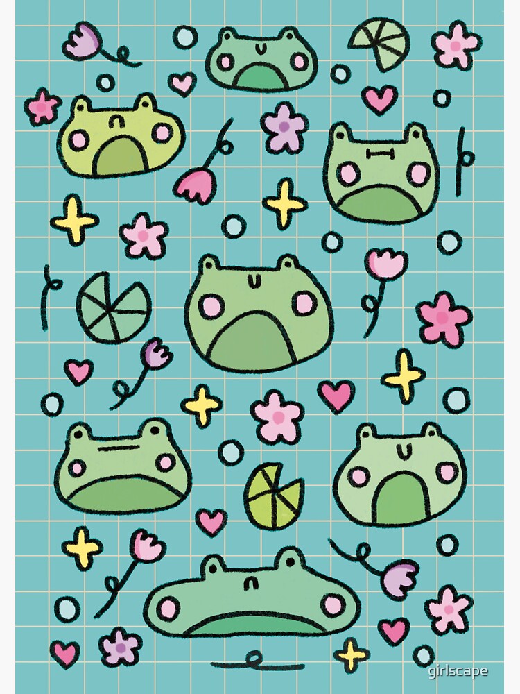 "green froggies" Sticker for Sale by girlscape | Redbubble