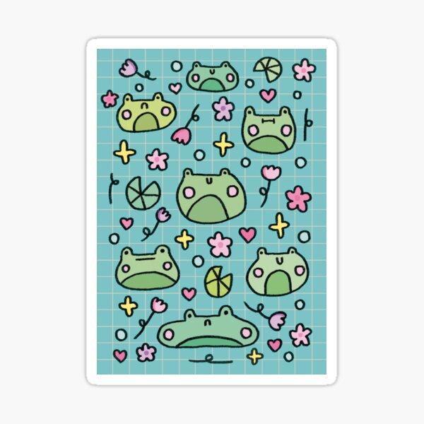 "green froggies" Sticker for Sale by girlscape | Redbubble