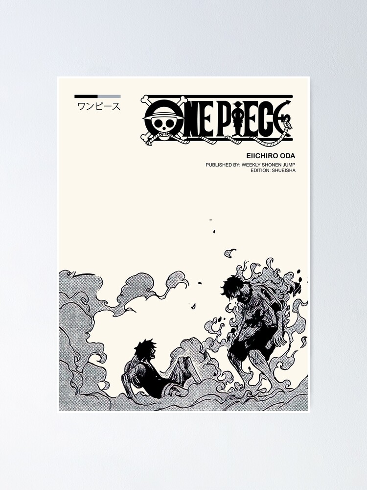 "One Piece Poster manga style - ACE" Poster by Softers | Redbubble