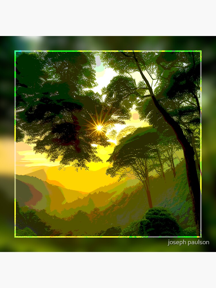 "abstract landscape part 2 2023 july 17 tileartwork" Sticker for Sale ...