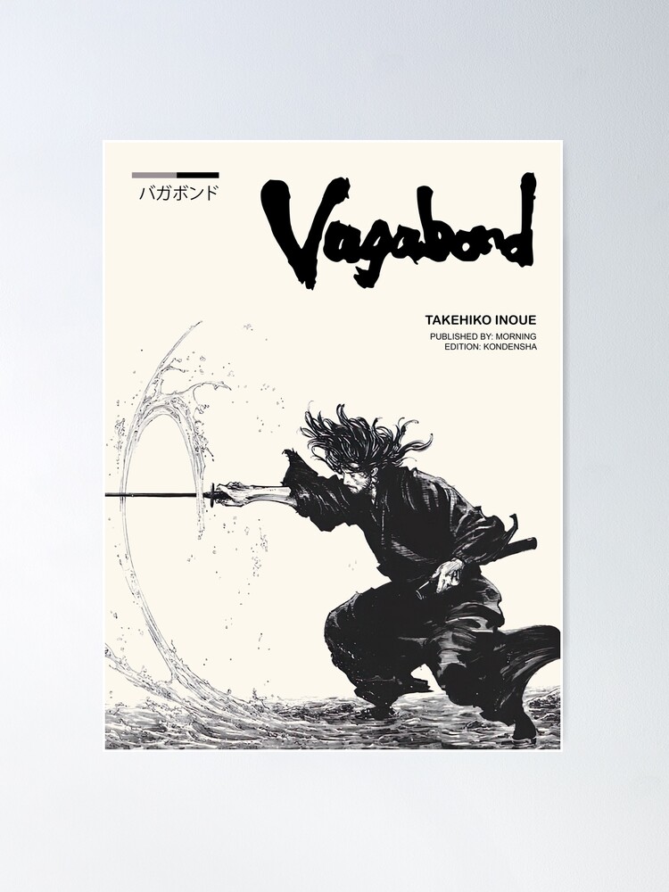 "Vagabond Poster manga style - THE VAGABOND" Poster by Softers | Redbubble