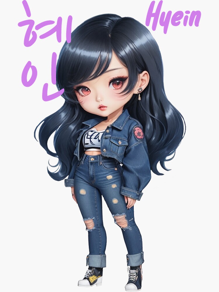 "Hyein" Sticker for Sale by Valereekmerch | Redbubble