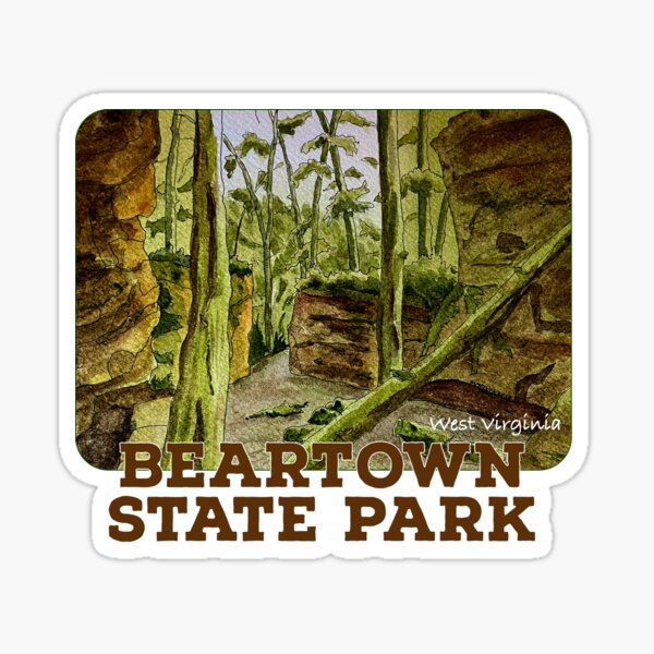 "Beartown State Park, West Virginia" Sticker for Sale by MMc Buck ...