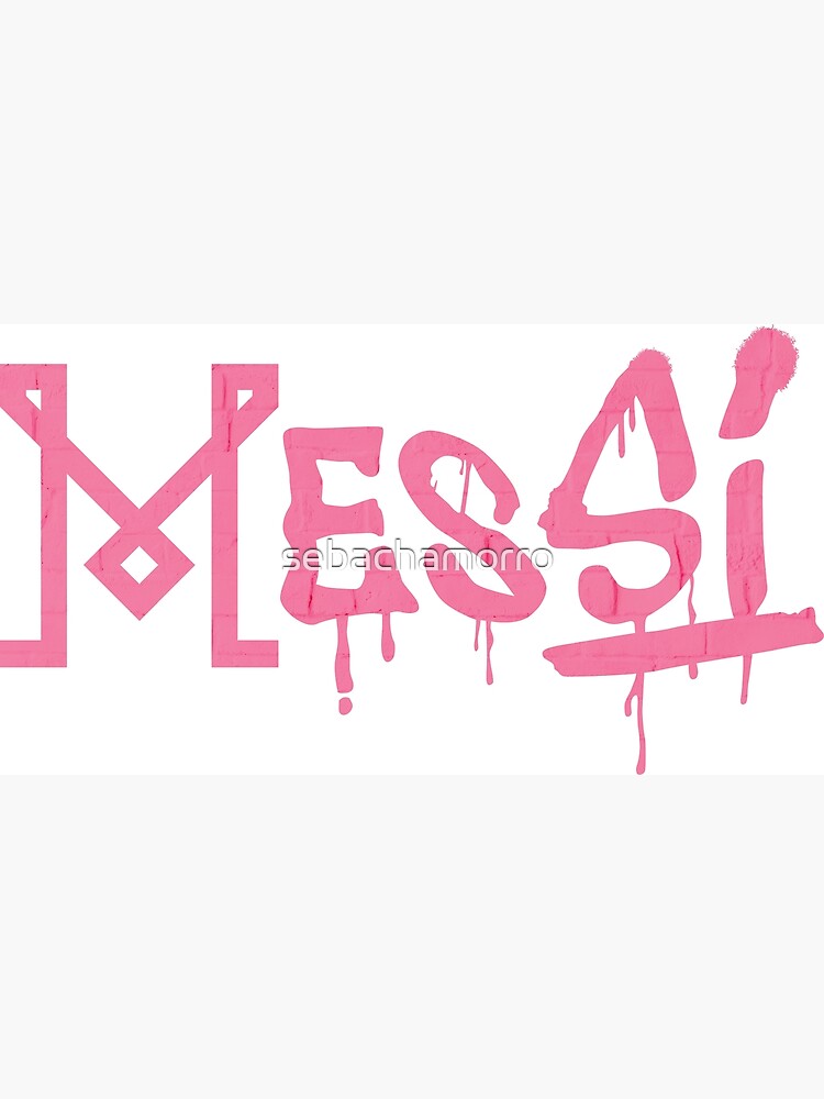 Póster con la obra «Messi Graffiti Inter Miami» de sebachamorro | Redbubble