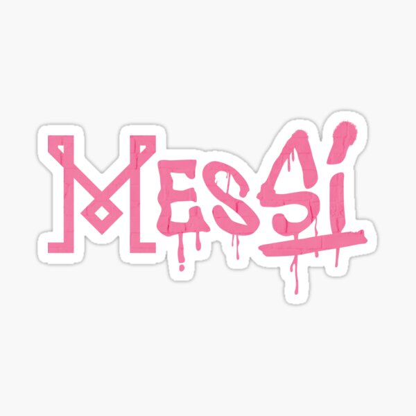 "Messi Graffiti Inter Miami" Sticker by sebachamorro | Redbubble