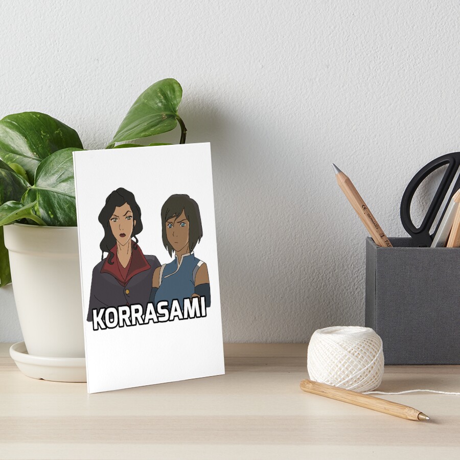 "Korrasami - The Legend of Korra [COLORED W/ NAME #2]" Poster for Sale ...